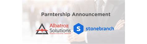 Albatroz Solutions On Linkedin Albatroz Solutions Joins Forces With Stonebranch As A Services