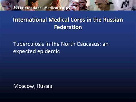Imc Tuberculosis Program Activities Russia 2010 Pptx