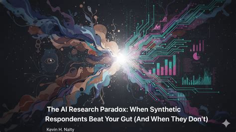 The Ai Research Paradox When Synthetic Respondents Beat Your Gut