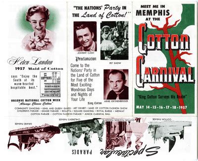 Memphis Cotton Carnival Program 1957