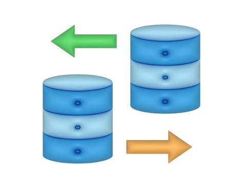 Blue Database Server Storage Arrows 27941964 Png