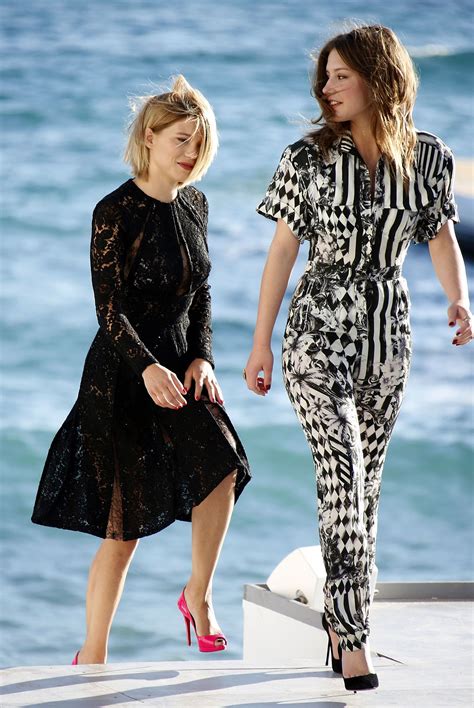 The New Style Bffs To Watch Cannes Palme Dor Winning Duo Léa Seydoux And Adèle Exarchopoulos