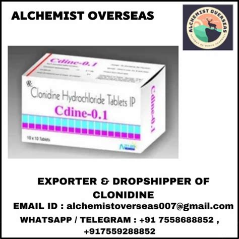 Clonidine Hydrochloride Tablet 100 Mcg 100mg At ₹ 135stripe In Nagpur