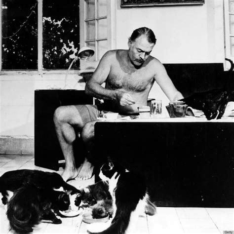 26 Interesting Vintage Photos Of Ernest Hemingway With His Beloved Cats