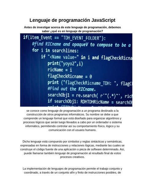 Lenguaje De Programación Javascript Actividad Evaluable 2 Pdf