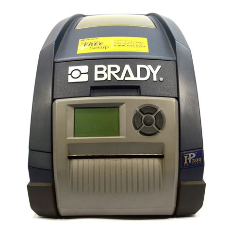 Briefly Used Brady Bp Ip300 Desktop Thermal Transfer Label Printer Tes Get A Grip And More