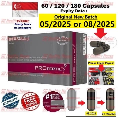 Sg Local Seller Profertil® Male Men Sperm Fertility Supplement 60