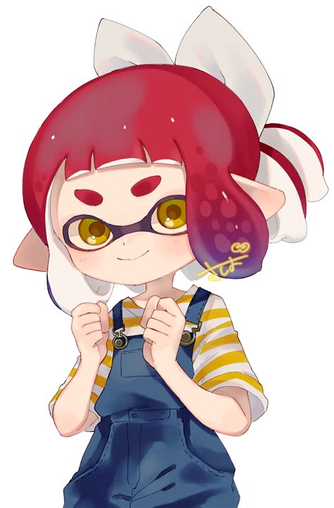 Inkling Player Character And Inkling Girl Splatoon Drawn By Sabata