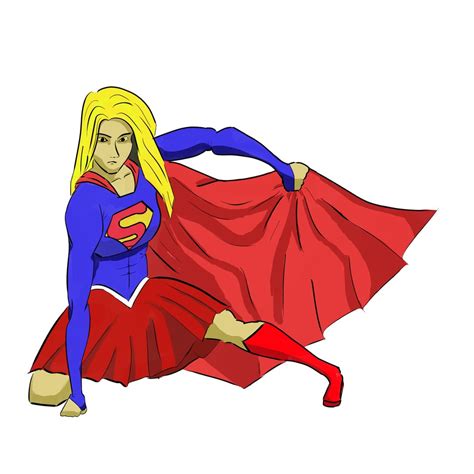 [fan Art] Supergirl By Me R Supergirl