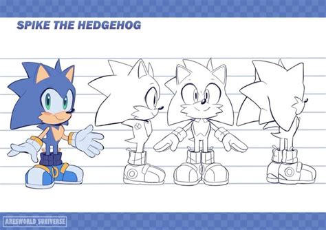 Pin By 💖 Maria Matey 💖 On ~ares~ Cartoon Character Design Sonic