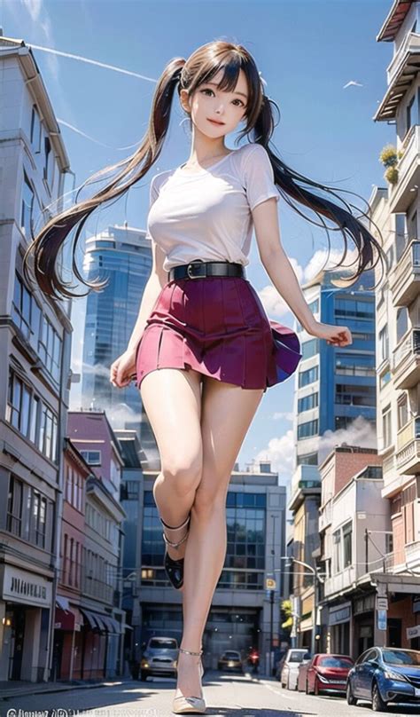 Yasu Tsuyokute Huge Twin Tail