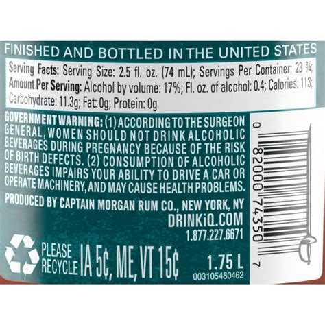 Capt Morgan Long Island Iced Tea Premixed Cocktail