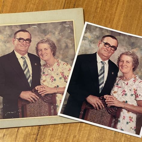 Quick Retouch And Colour Correction For This Lovely Photo Do Have Precious Photos Fading Away