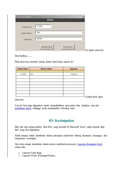 2 Cara Sederhana Dan Mudah Membuat Form Input Data Dengan Excel Docx