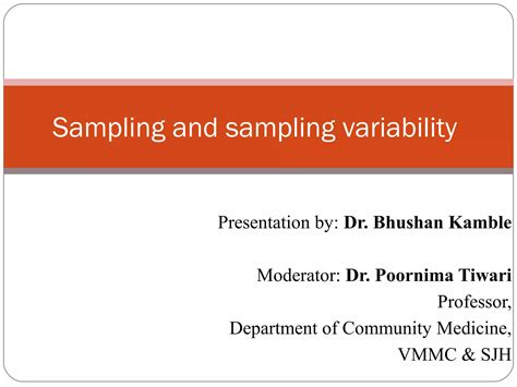 Sampling And Its Variability Ppt