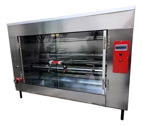 Horno Rosticero De 27 Pollos De Acero Inox Sin Base 12 Msi Meses Sin