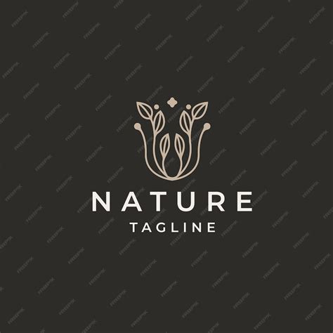 Premium Vector Nature Leaf Tree Growth Logo Icon Design Template