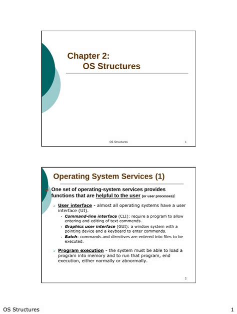 Pdf Chapter 2 Os Structures Dokumentips