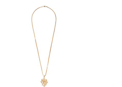 Girls Dont Cry Logo 14k Gold Chain Gold Side Kicks