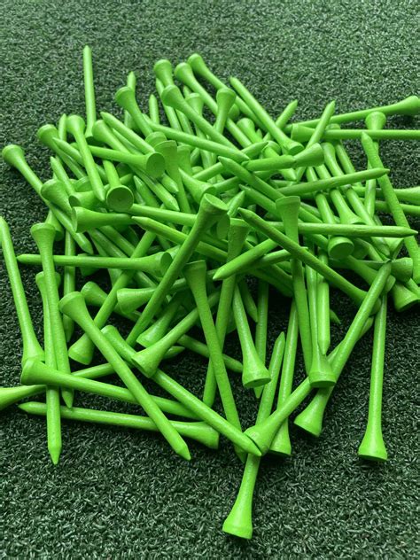Golf Tees 83mm Bamboo Multiple Colours Th Golf