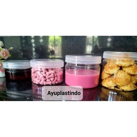 Jual Toples Tabung Tebal 150 Ml 200 Ml 300 Ml And 400 Ml Jar 150 Ml