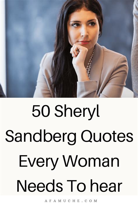 A Collection Of The Best Sheryl Sandberg Quotes Ever Afam Uche