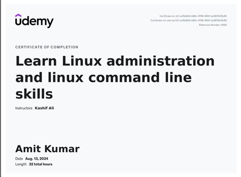 Amit Kumar Chaudhary On Linkedin The Linux Administrator Certification
