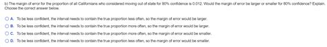 Solved A Are The Conditions For Constructing A Confidence