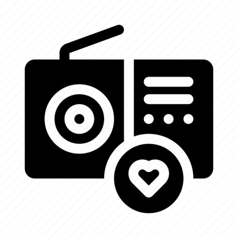 Love Electronics Communications Heart Radio Icon Download On Iconfinder