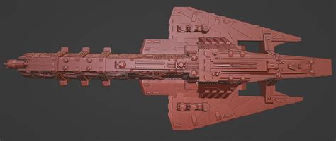 🎲 Aggressor Class Destroyer・ Stl File For 3d Printing・cults