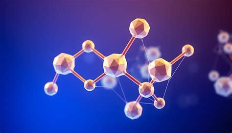 3d Illustration Geometric Polygon Linetriangle Pattern Shape With