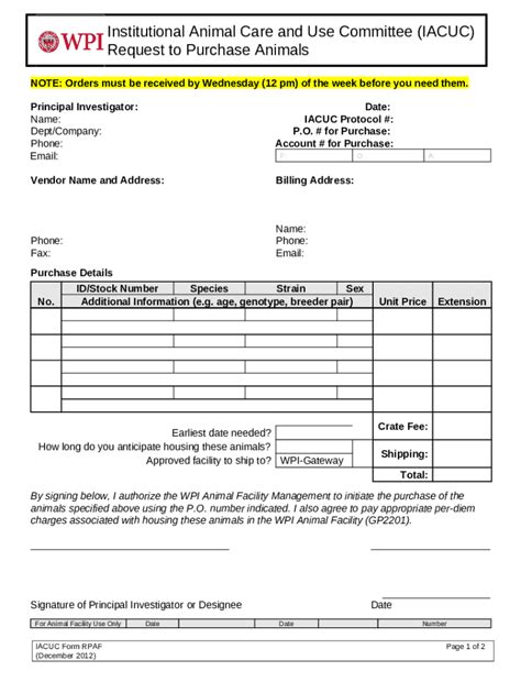 Iacuc Protocol Application Doc Template Pdffiller
