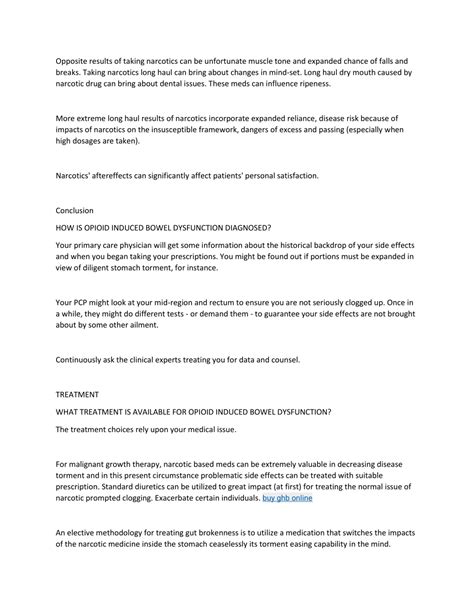 Ppt Opioid Induced Bowel Dysfunction Powerpoint Presentation Free