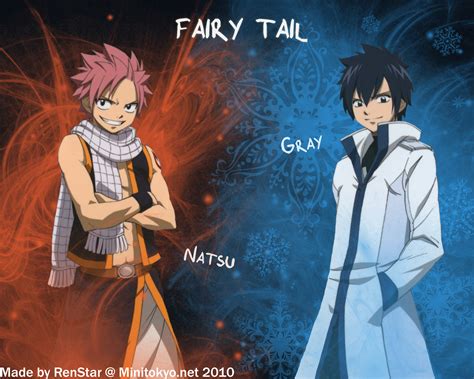 Gray Fullbuster And Natsu Dragneel Wallpaper Fairy Tail Crew Hd