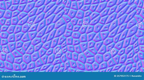 Normal Map Of Plant Cell Texture Under A Microscope Royalty Free