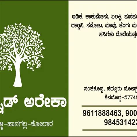 Malnad Areca Trading Company Shivamogga Wholesaler Of Fruit Plants And Spice Plants
