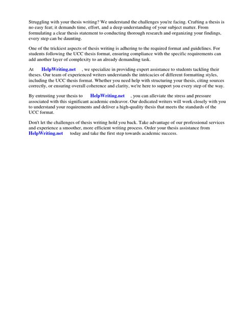 Ucc Thesis Format Pdf Thesis Physical Sciences