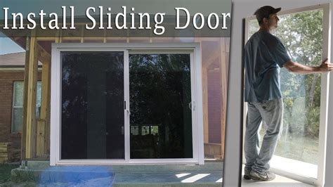 Installing Sliding Patio Doors Youtube Kfpt