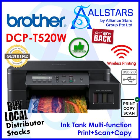 Brother DCP T W Wireless Ink Tank Multi Function Color Inkjet Printer Print Scan Copy