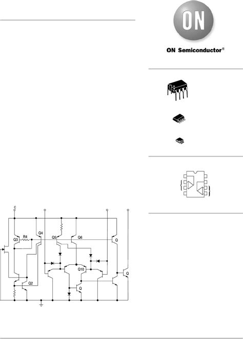 Lm293 393 2903 V Ncv2903 By Onsemi Datasheet Digikey