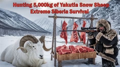 Hunting 5 000kg Of Yakutia Snow Sheep Extreme Siberia Survival Youtube