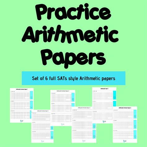 Practice Arithmetic Papers Pocket Private Tutor