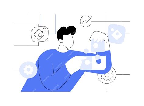 Premium Vector Problem Solving Abstract Concept Vector Illustration