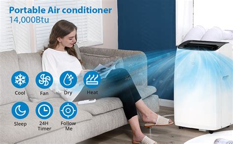 Acekool 14000 Btus Inverter Portable Air Conditioner And