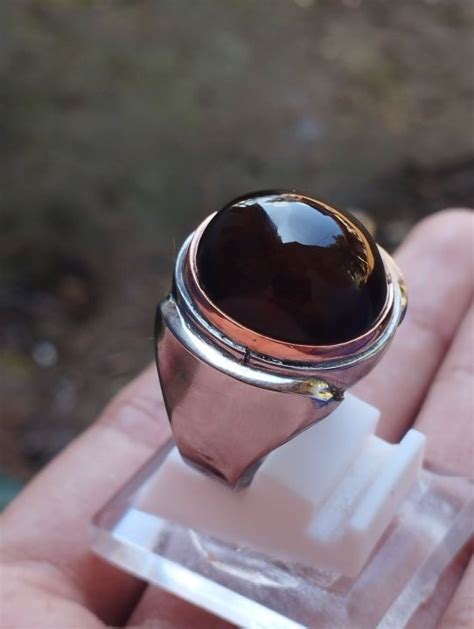 Cincin Batu Kecubung Apiyaman Wulung Lazada Indonesia