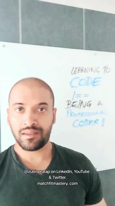 [video] zubin pratap on linkedin most of the people who ask me for