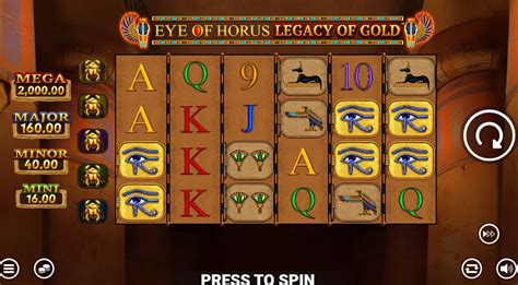 Eye Of Horus Legacy Of Gold Demo And Review Blueprint Gaming