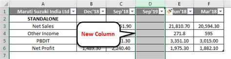 Add A Column In Excel How To Add And Modify A Column In Excel