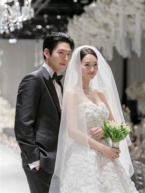 Shin Min Ah And Kim Woo Bins Agency Shares Breathtaking Images From Their Wedding Celebration