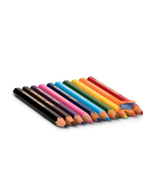Camlin Colour Pencils Half Size 10 Shades Statmo